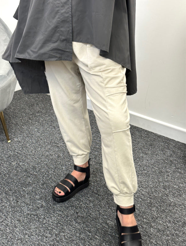 Tanya Cargo Joggers 8-16 Sand | Susie's Boutique